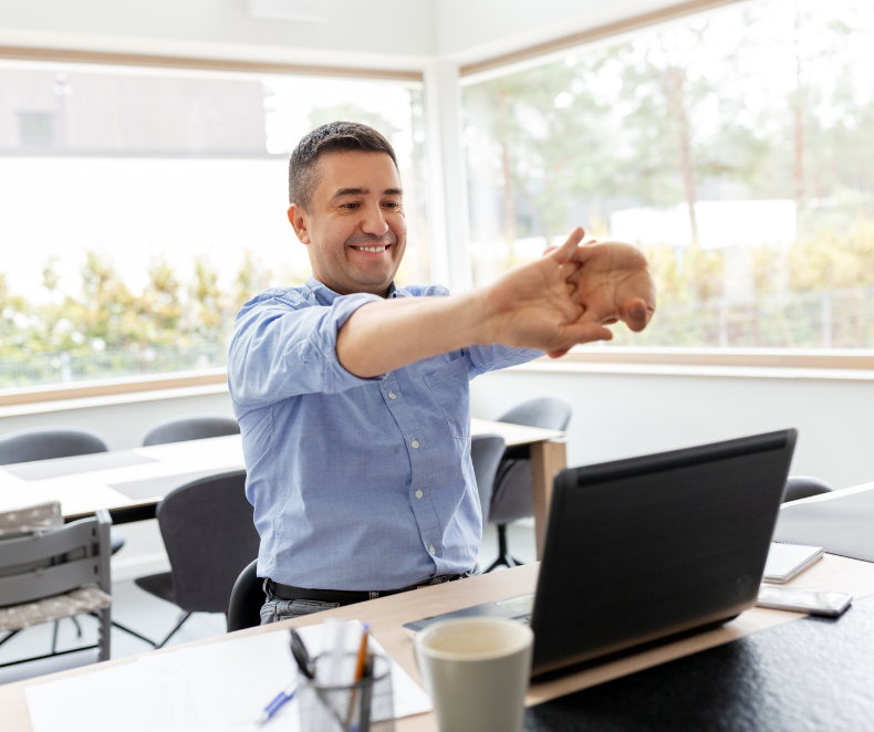 5 Office Stretches - Desk Friendly Stretches to Stay Healthy | FlexiSpot
