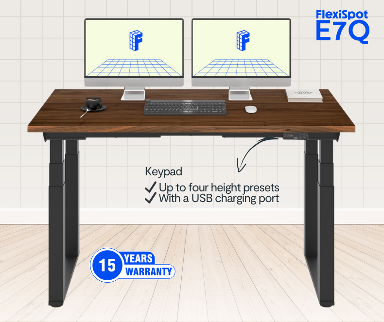 FlexiSpot's 4-Leg Standing Desks: E7 Plus vs. E7Q | FlexiSpot